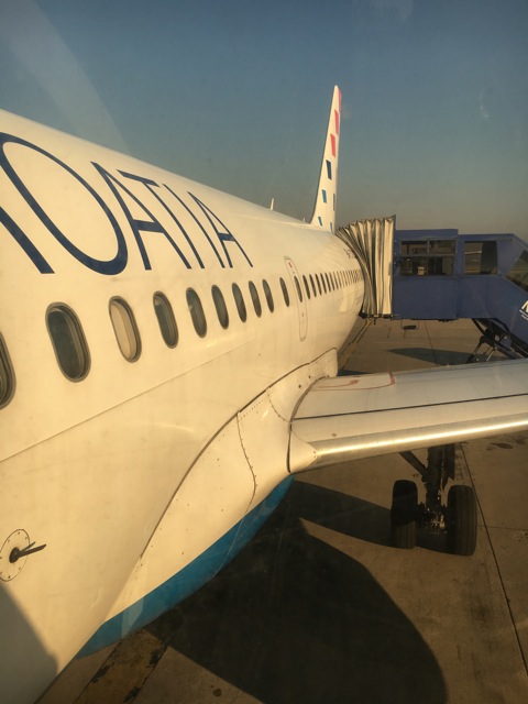 Croatia Airlines, Business Class – Airbus A 319: Skopje to Zagreb ...