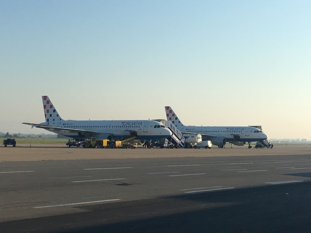 Croatia Airlines, Business Class – Airbus A 319: Skopje to Zagreb ...